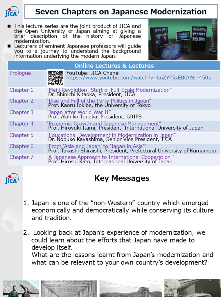 Outline of Seven Chapters on Japanese Modernization | PDF | Japan ...