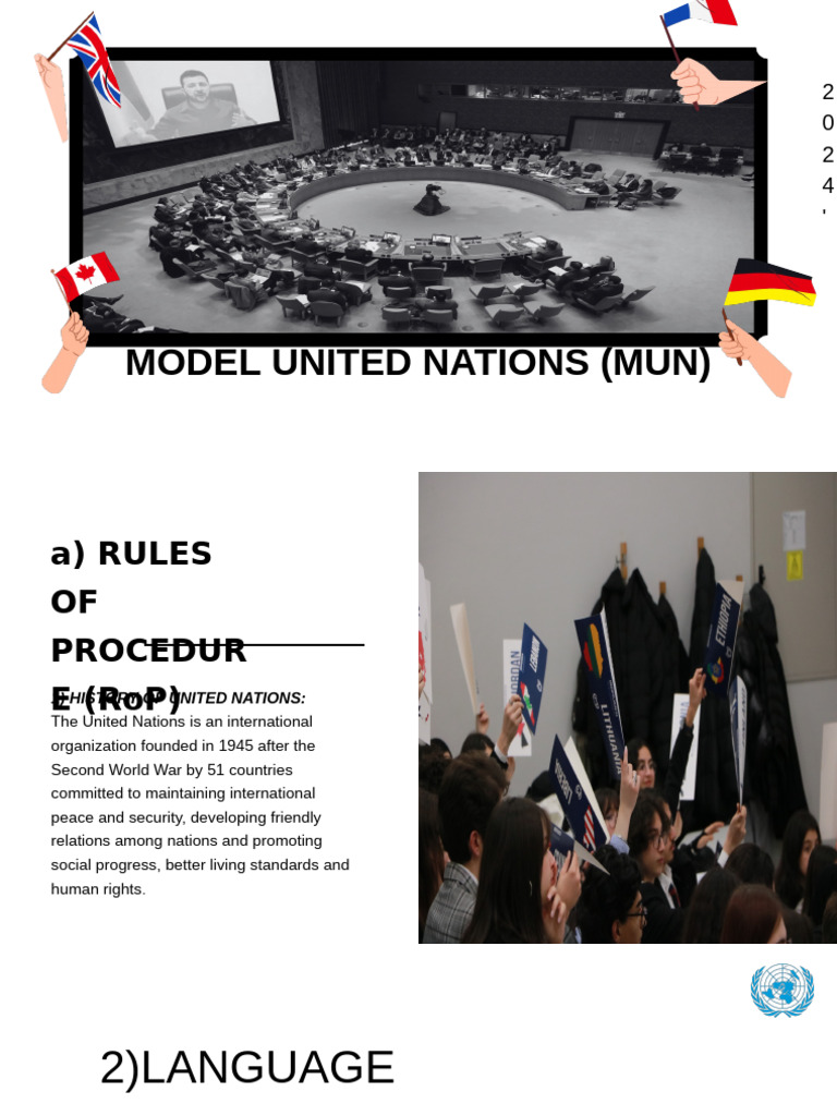 ÖNDERMUN'24 Rules and Committees | PDF | Government | Political Law