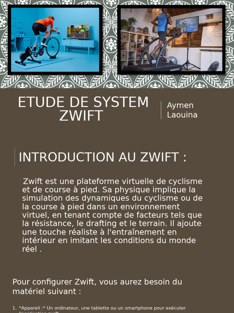 Tipe :etude de System ZWIFT | PDF | Informatique