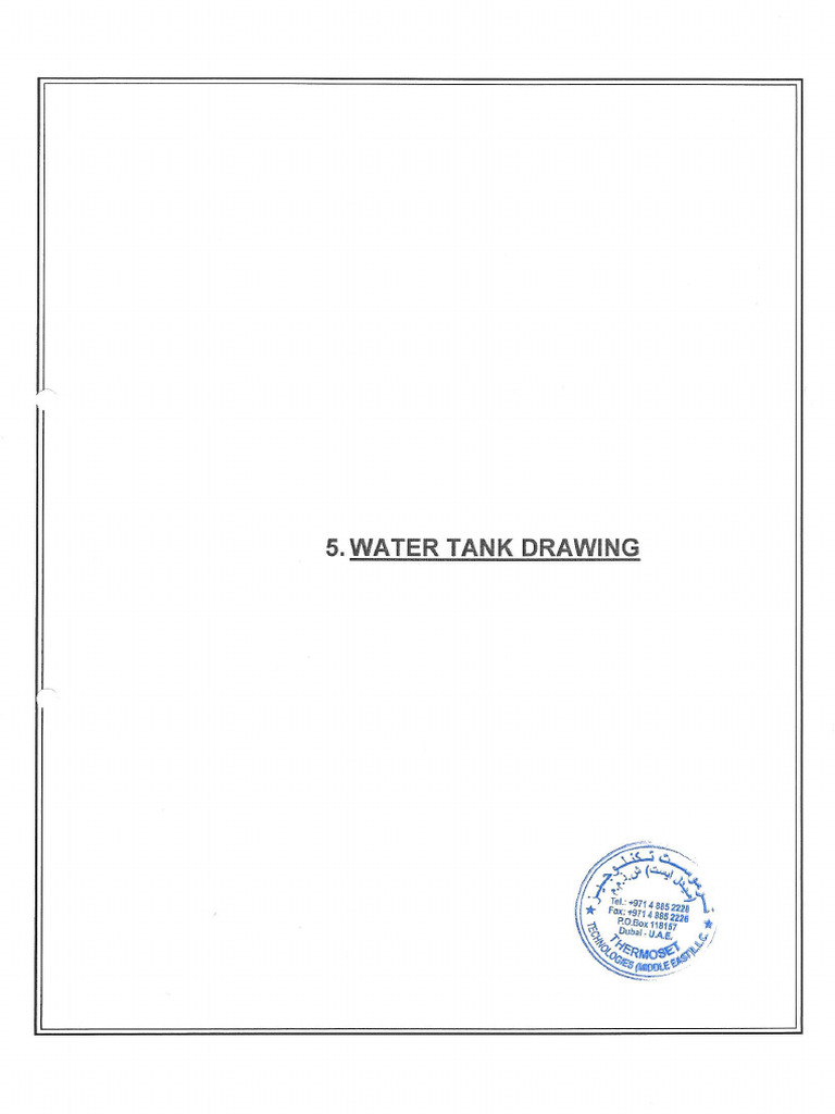 5.Water Tank Drawing | PDF
