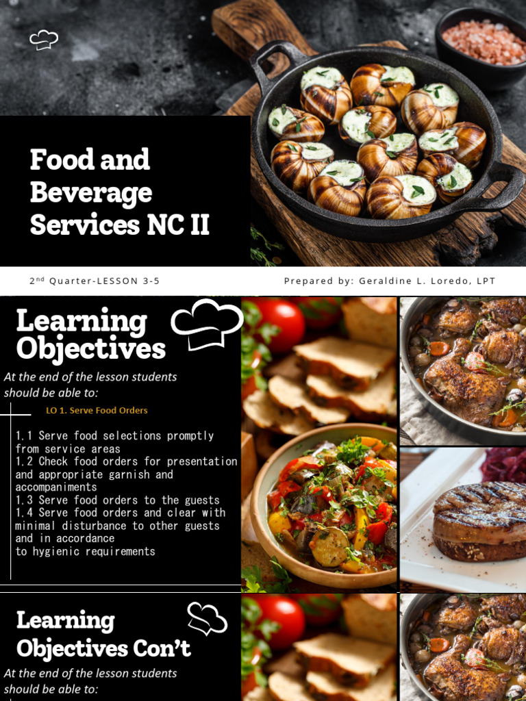 2q. He Strand 1-1 & 2 PPT Lesson 2 | PDF | Tableware | Cooking