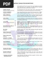 Character Breakdown for "Sweat" Play | PDF