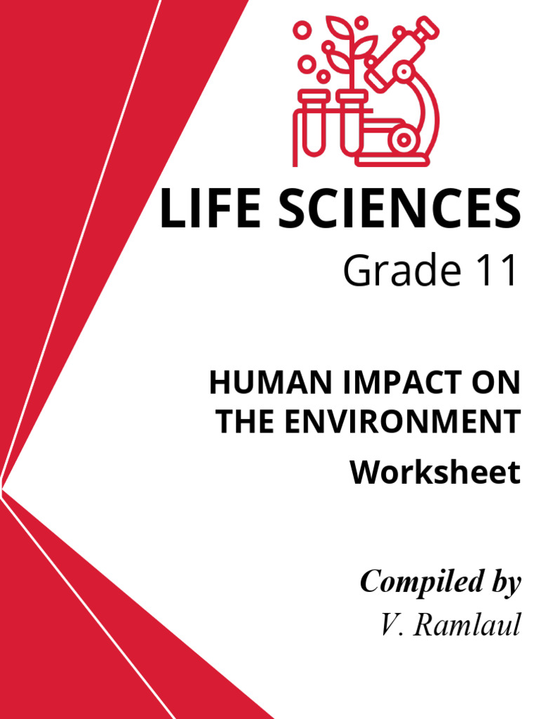 LSci-Gr-11 Human Impact Worksheet | PDF | Human Impact On The ...