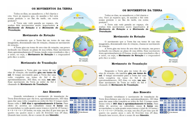 movimentos da Terra | PDF