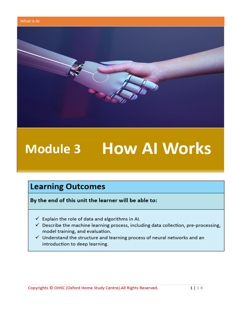 1725877145module 3 How AI Works | PDF | Artificial Neural Network | Cross Validation (Statistics)