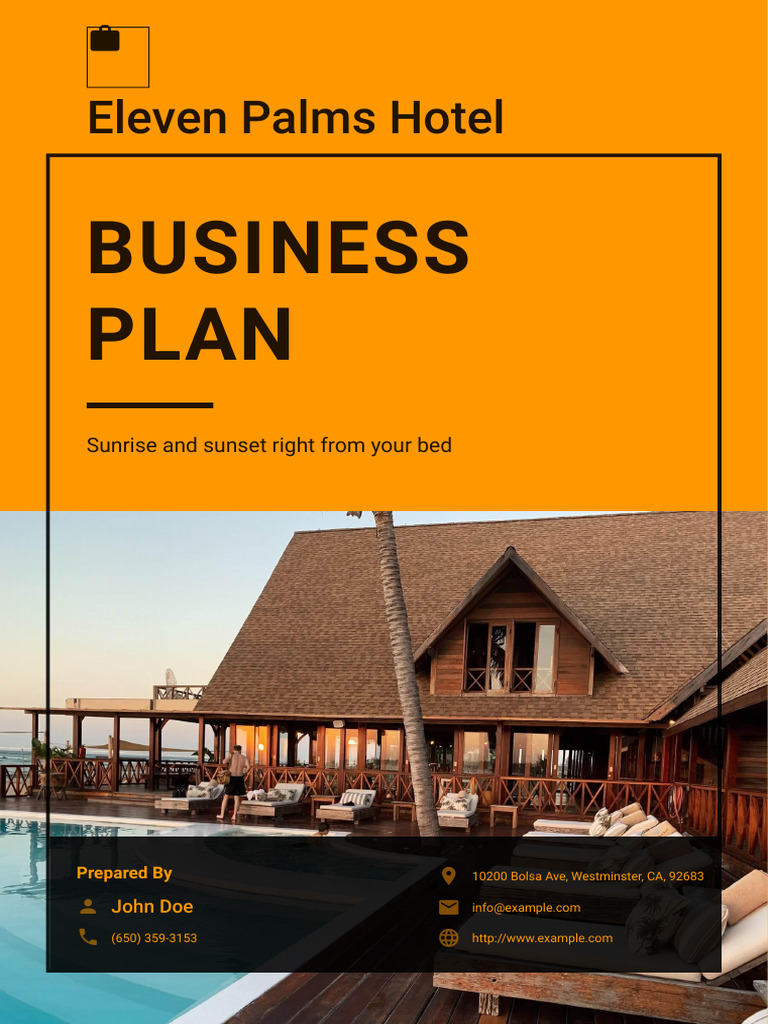 Hotel Business Plan Example | PDF | Hotel | Motel