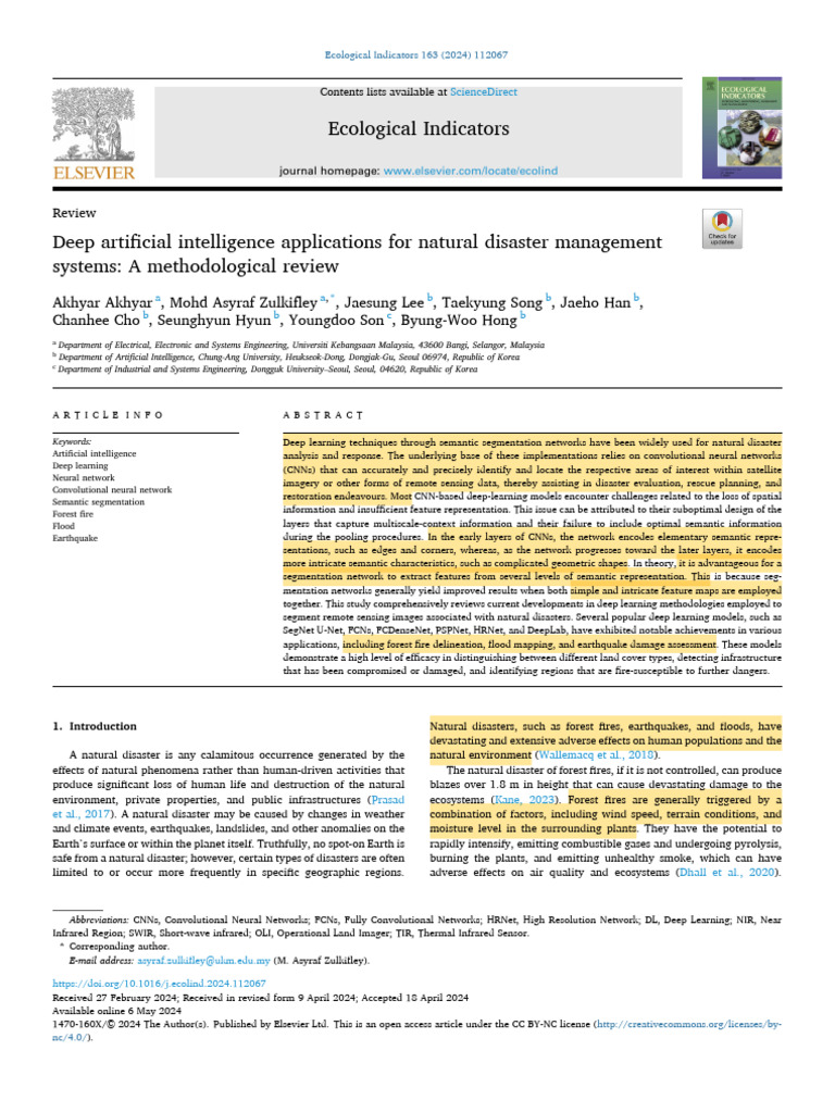 AI in Disaster Management | PDF | Image Segmentation | Deep Learning
