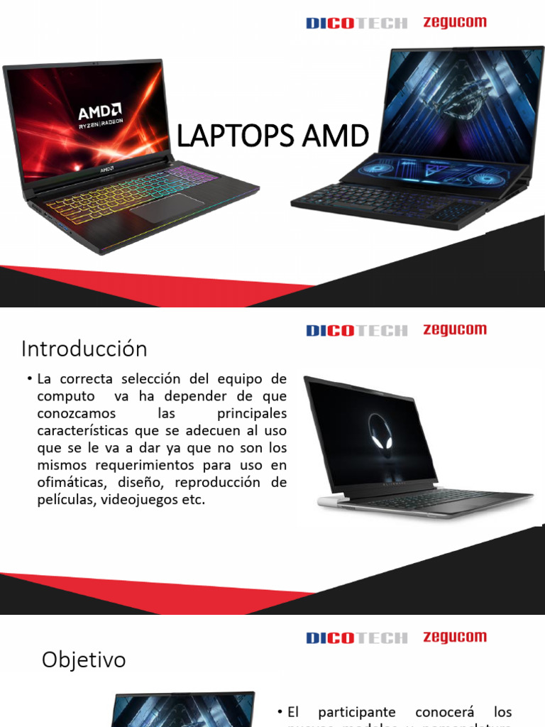 Laptops AMD 2024 | PDF | Compatibles con PC Ibm | Arquitectura X86