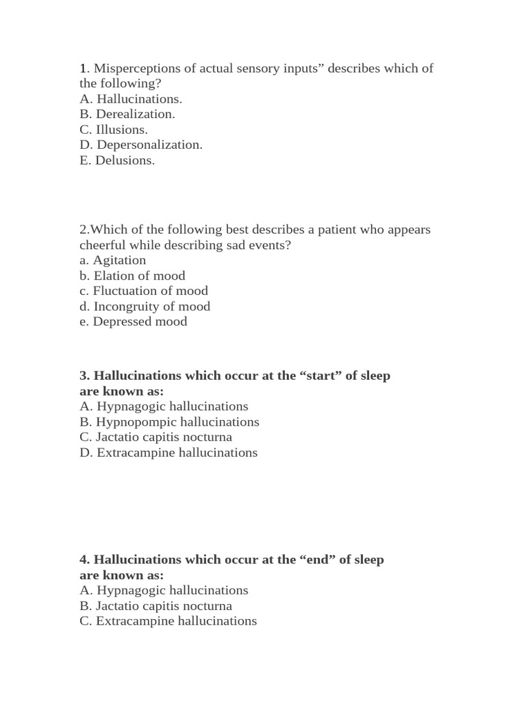 Understanding Extracampine Hallucinations | PDF | Hallucination | Delusion