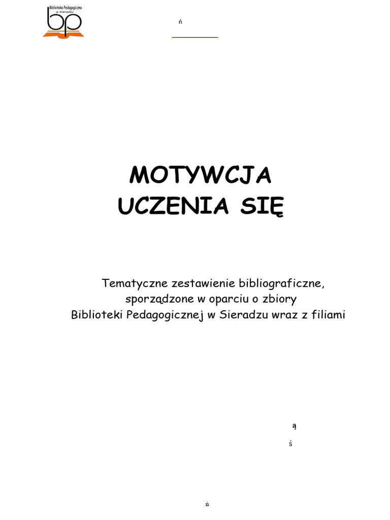 Motywacja Uczenia Sie | PDF
