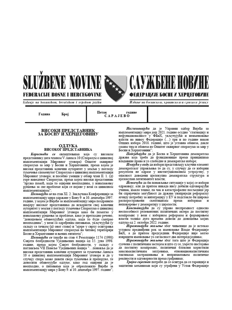 Uredba o izmjenama Uredbe o naknadama troškova za službena putovanja | PDF