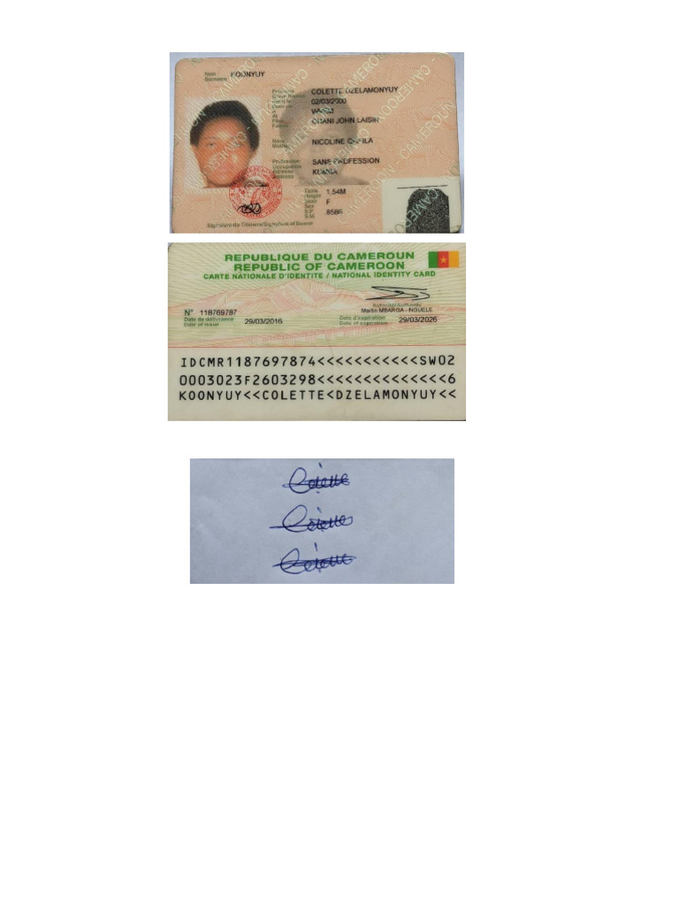 Id Card | PDF