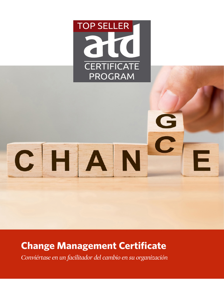 Certificación en Gestión de Cambios | PDF | Crecimiento personal y ...