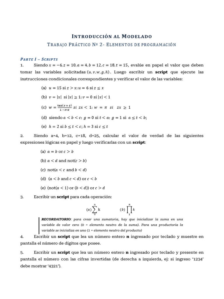 TP02 | PDF | Matriz (Matemáticas) | Vector Euclidiano
