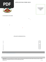 2024 - 2025 ECOT Application Form | PDF | Identity Document | College