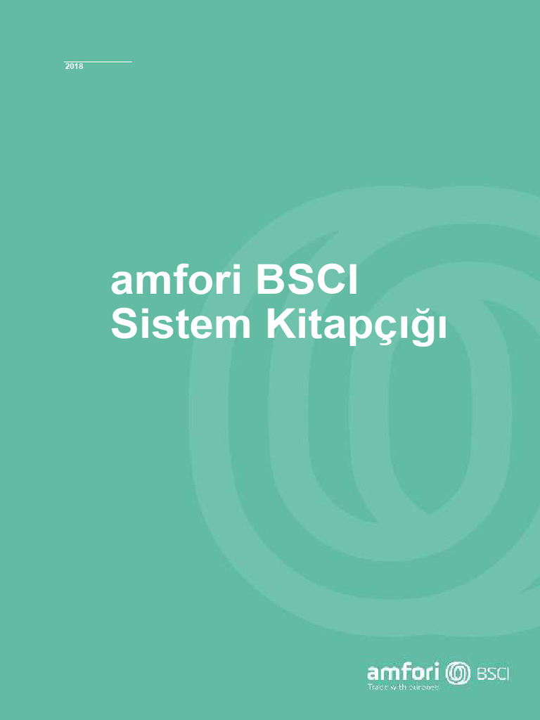 Amfori BSCI System Manual Turkish Full Version | PDF