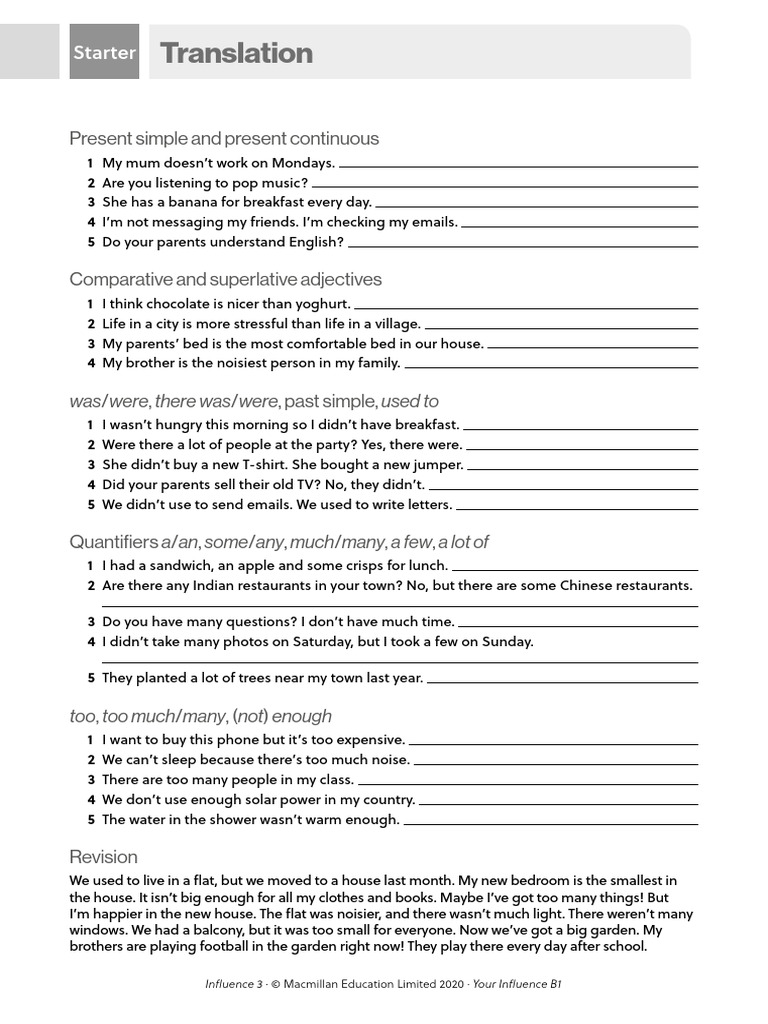 L3_B1_Starter_Translation (3) | PDF