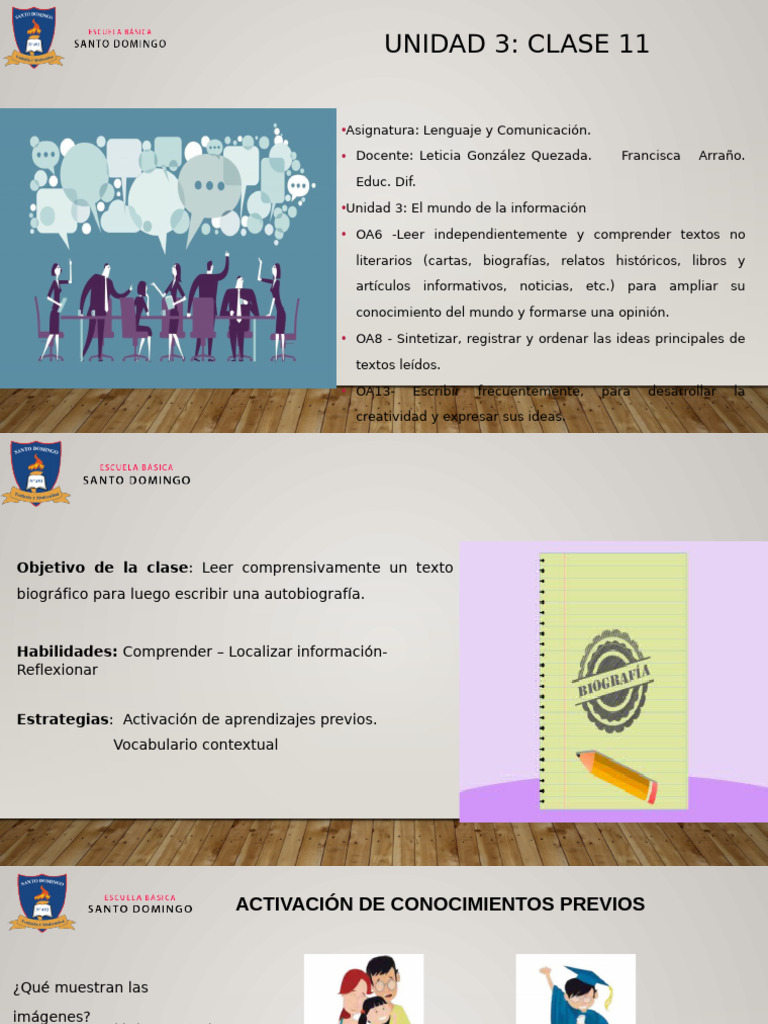 CLASE 11- 6°Lenguaje (Unidad 3) | PDF