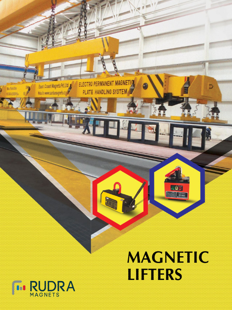Lifting Magnet Catalogue Rudra 2017 | PDF | Crane (Machine) | Magnet