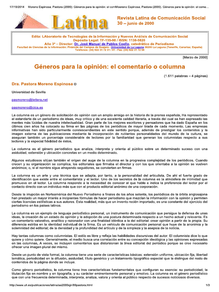 Revista Latina | PDF