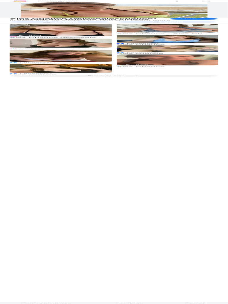 Alex Chance's Instagram Selfies | PDF