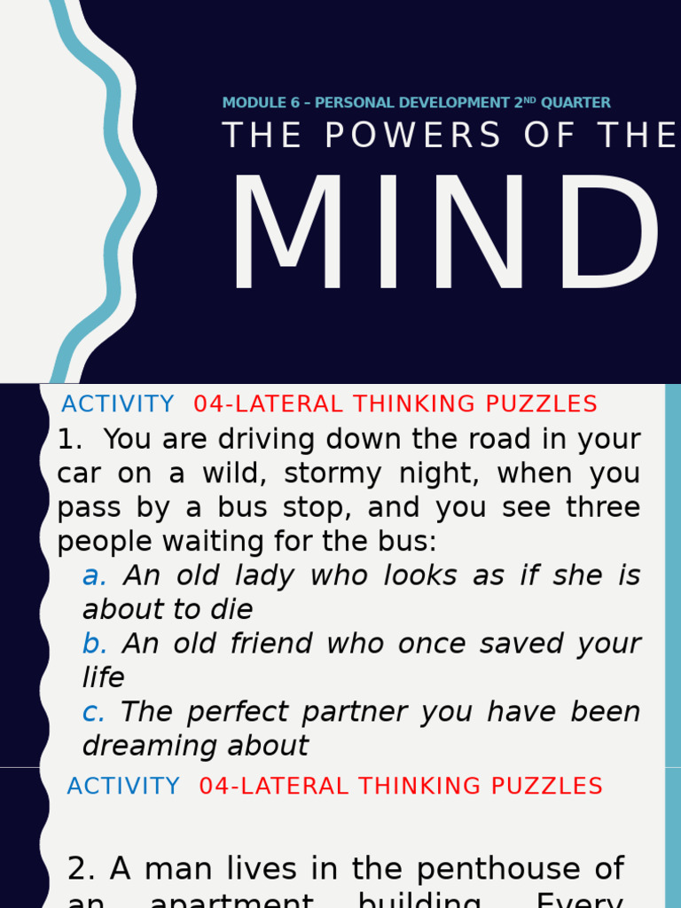 Module 6 - The Powers of The Mind | PDF | Neuron | Brain