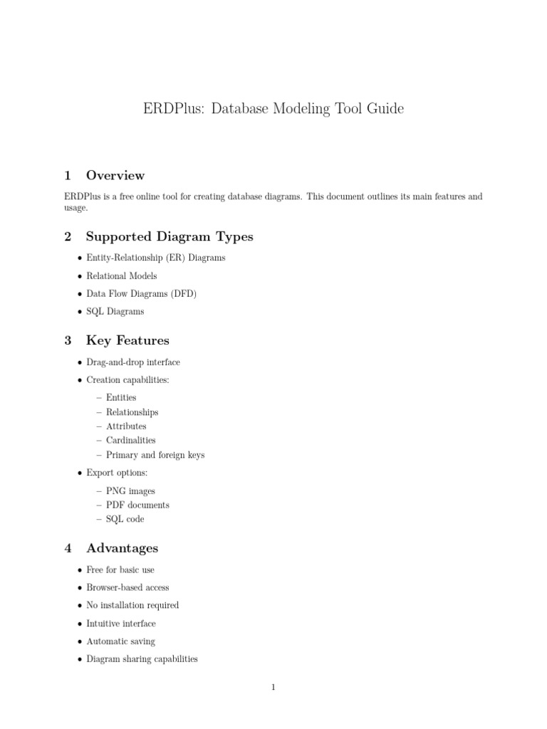 ERDPlus | PDF | Databases | Data Management Software