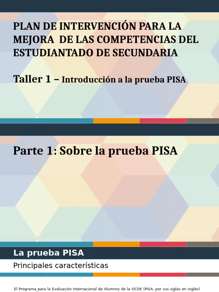 Taller 1_pisa Intro | PDF | Programa para la Evaluación Internacional ...