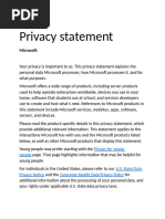 Microsoft Privacy Statement - Microsoft Privacy | PDF | Http Cookie | Privacy
