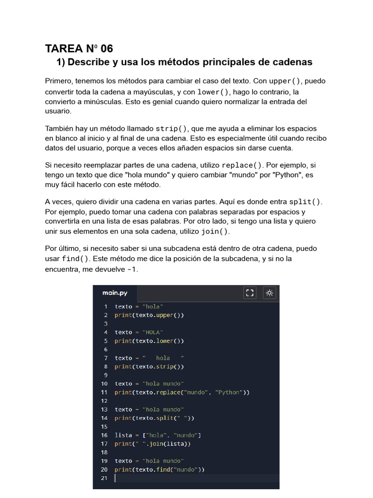 Tarea N 06 - 054756 | PDF