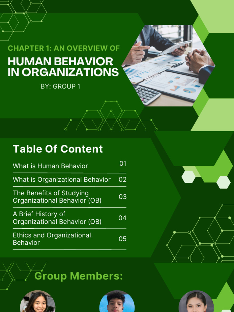Group 1 Human Behavior In Organizations Pdf Humanistic Psychology