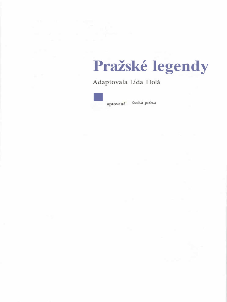 Lida Hola - Prazske Legendy - 2011 | PDF