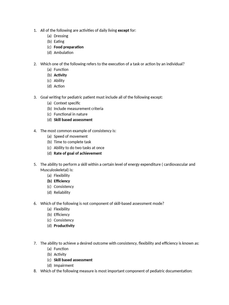 PROFESSIONAL ETHICS MCQs | PDF | Physical Therapy | Reason