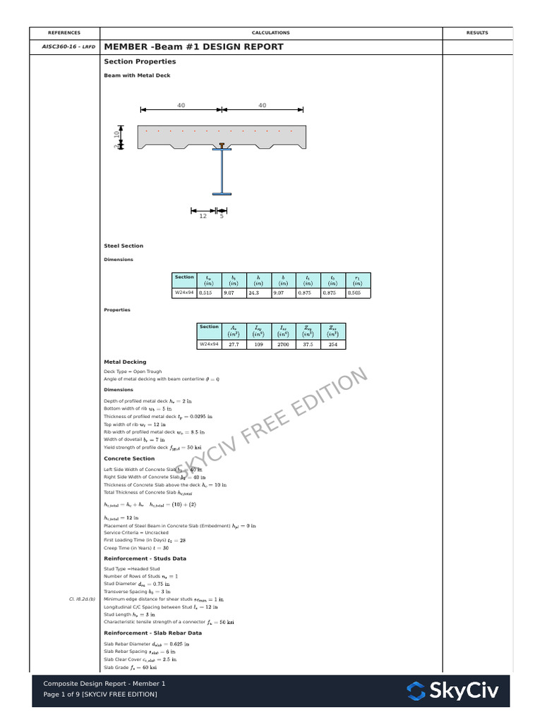 Member -Beam | PDF | Beam (Structure) | Concrete
