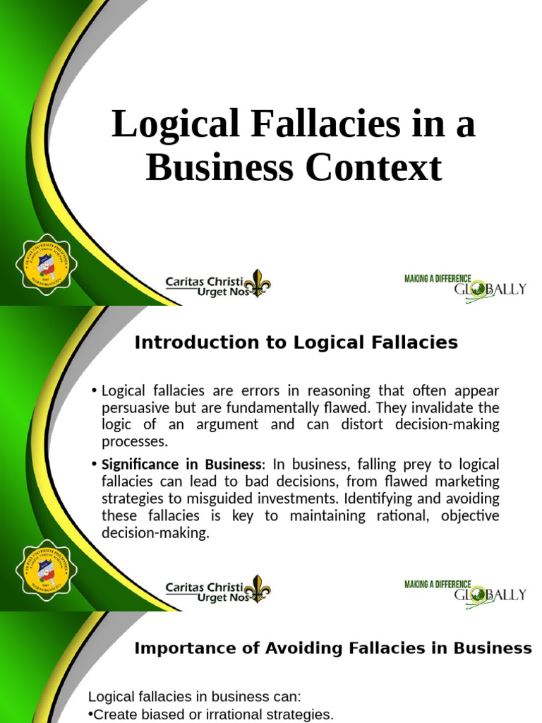 Lesson 3 Revised | PDF | Fallacy | Logic