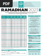 Yearly Prayer Times 2025 - IslamicFinder | PDF | Sharia | Prayer
