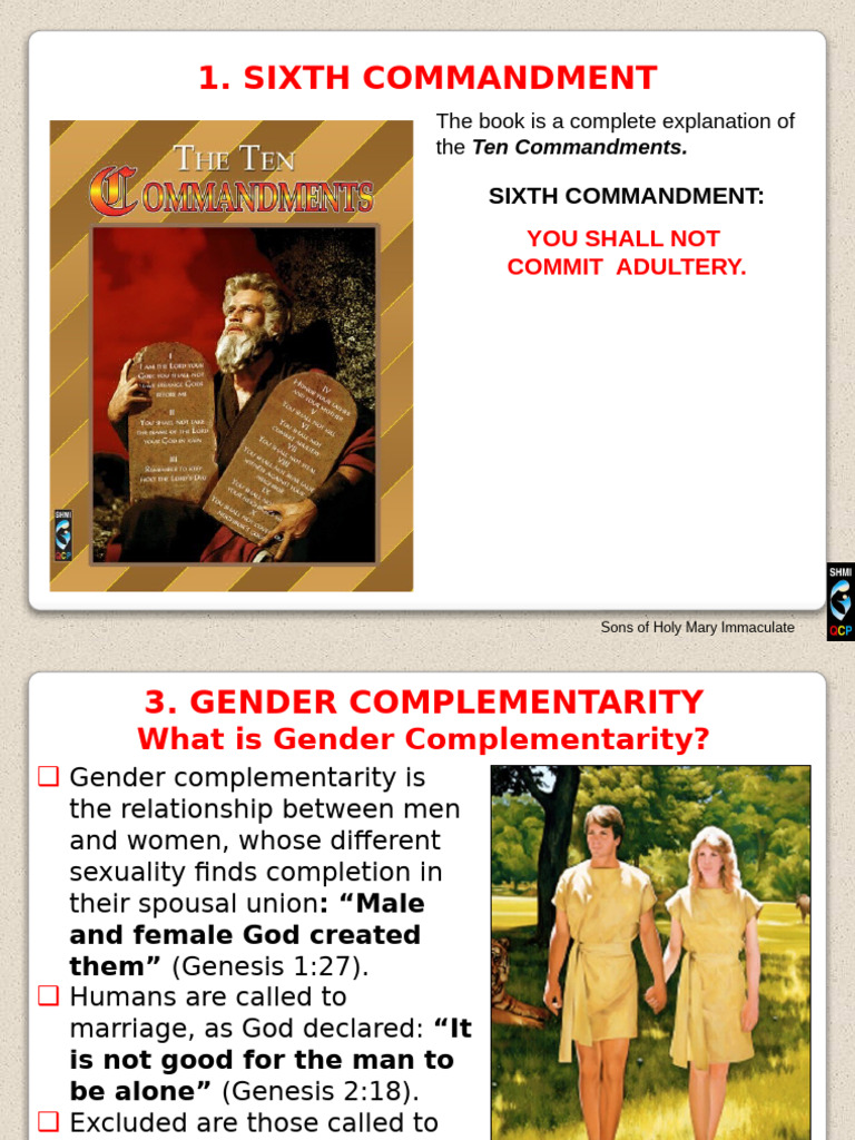 Commandments 6th 091109 | PDF | Chastity | Incest