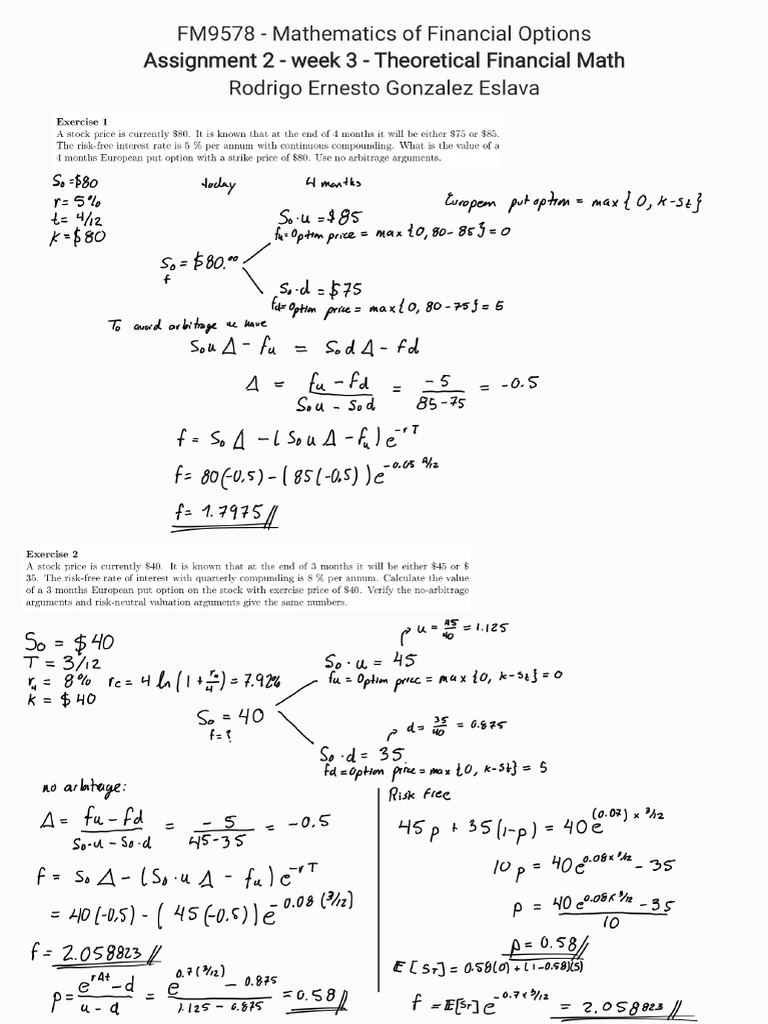 Assignment 2 Theoretical Part | PDF