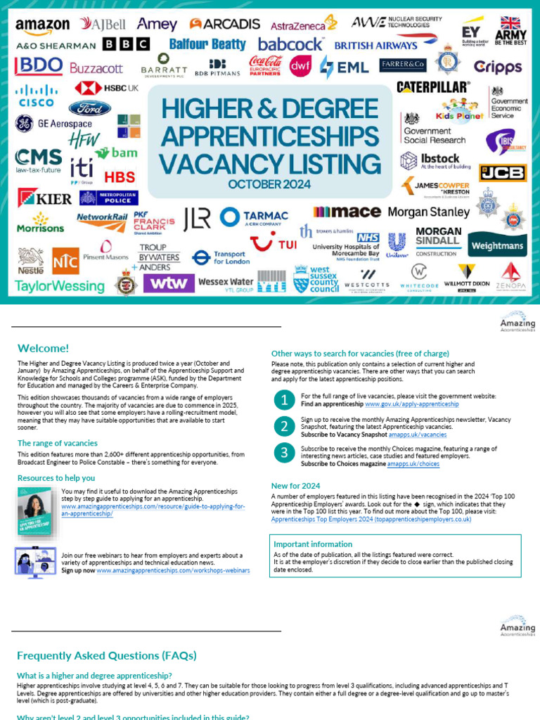 Apprenticeships | PDF | Apprenticeship