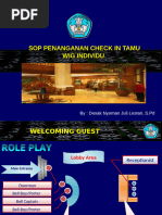 Sop Handling Check in Walk in Guest PDF | PDF