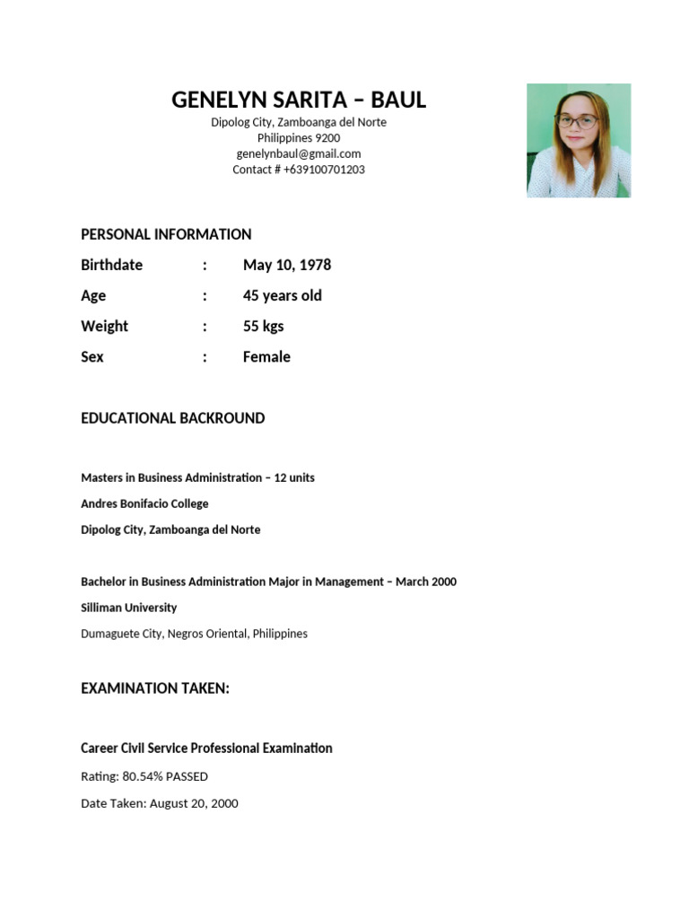 RESUME | PDF | Inventory | Business