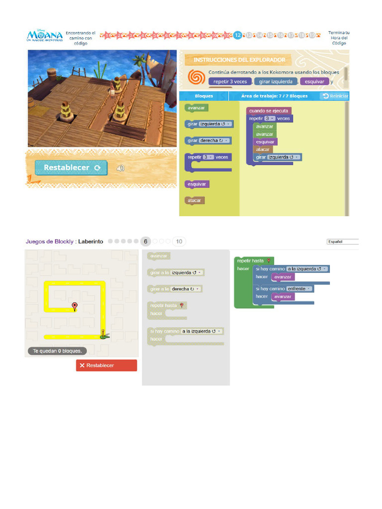 Moana y Blocky - Funes | PDF