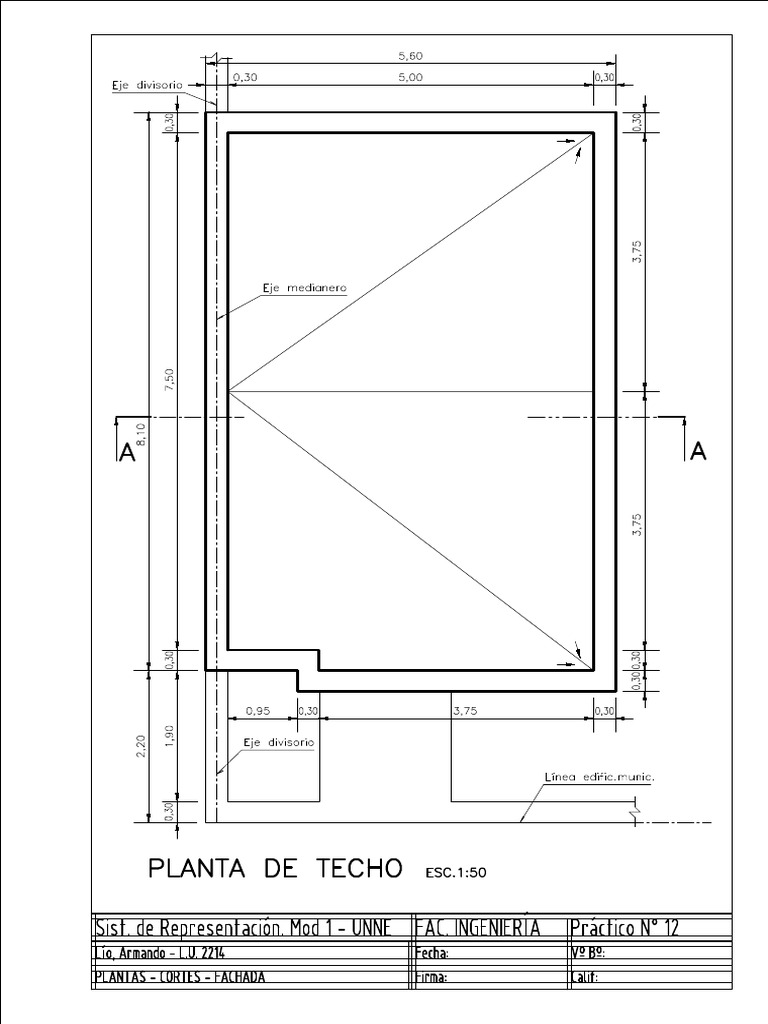 Tpn°12-Planta Techo | PDF