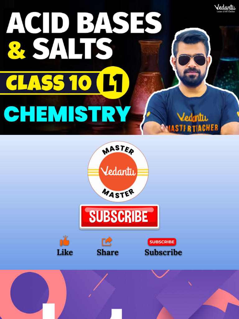Acids Bases and Salts L-1 | PDF | Acid | Salt (Chemistry)
