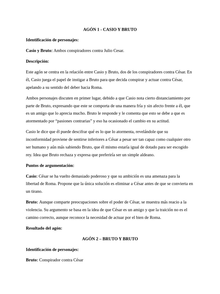 AGÓN | PDF | Julio César | Amor