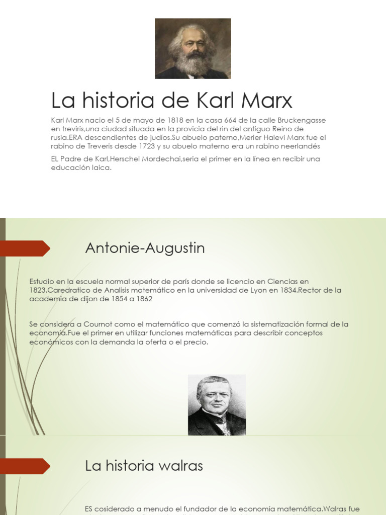 Historia de Karl Marx y su legado | PDF