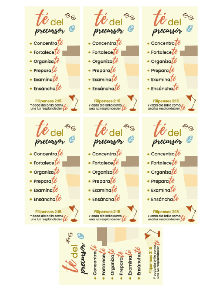 Tarjetas Te Del Precursor | PDF