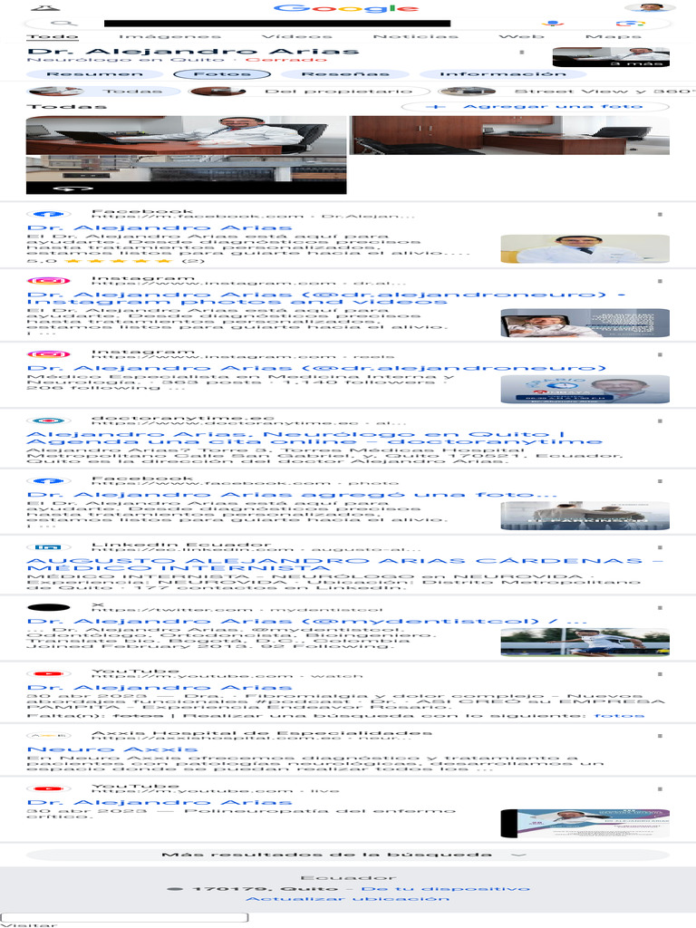 Fotos de Dr. Alejandro Arias - Buscar Con Google | PDF | Especialidades Medicas | Medicina CLINICA
