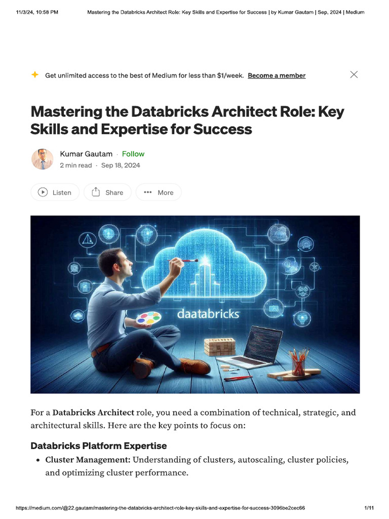 Databricks Architect | PDF