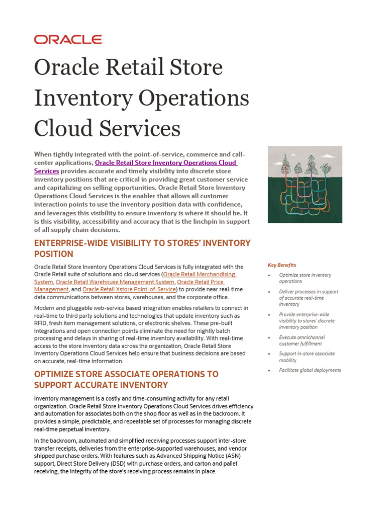 Store Inventory Operations Cs Ds | PDF | Inventory | Cloud Computing